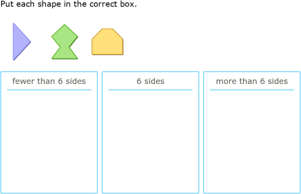 IXL | Sort two-dimensional shapes | 1st grade math