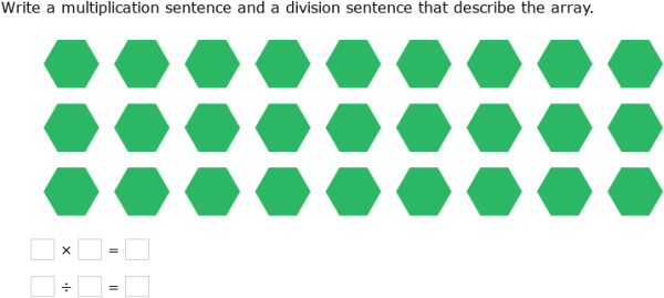 IXL | Relate multiplication and division for arrays: factors of 2 or 3 ...