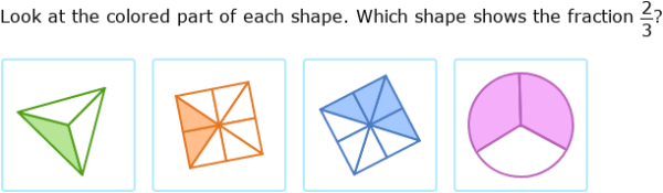 IXL | Match fractions to models | 2nd grade math