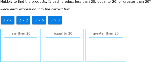 IXL | Multiplication facts for 2 and 3: sorting | 3rd grade math