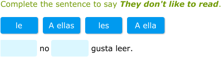 IXL | Recognize the correct form of gustar + infinitive | Spanish