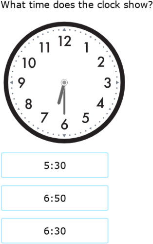 IXL | Match analog clocks and times II | 1st grade math