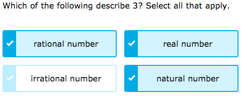 IXL - Classify numbers (Algebra 1 practice)