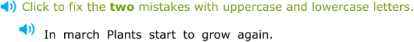 IXL | Capitalize days and months | 1st grade language arts
