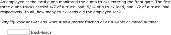IXL - Add 3 or more fractions: word problems (5th grade math practice)