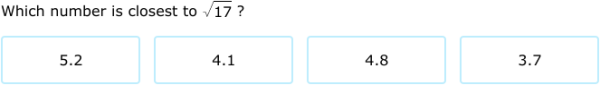 IXL | Estimate square roots | 6th grade math