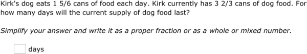 IXL | Divide fractions and mixed numbers: word problems | 5th grade math