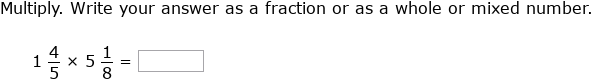 IXL | Multiply mixed numbers | 6th grade math