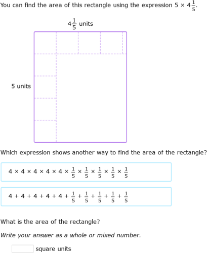 IXL | Multiply a mixed number by a whole number using a model II | 5th ...