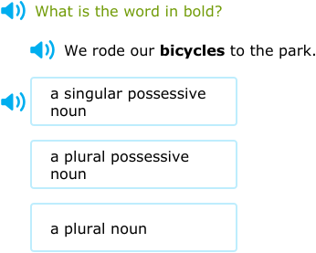 IXL | Identify plurals, singular possessives, and plural possessives ...