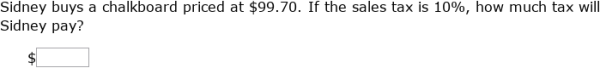 IXL | Tax and tip: word problems | 6th grade math