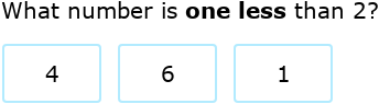 IXL | One less - up to 10 | Kindergarten math