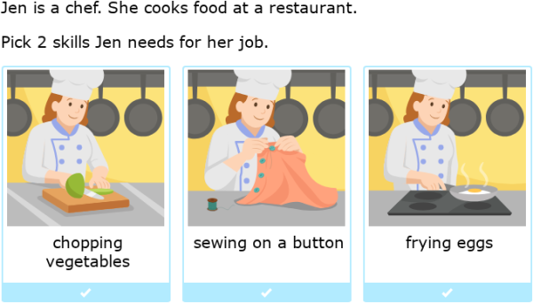 IXL | Skills for a job | Kindergarten math