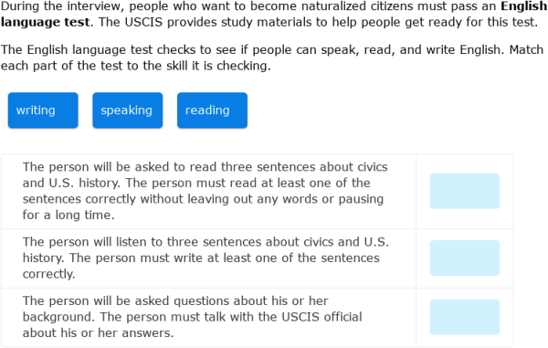 IXL | Citizenship and the naturalization process | 6th grade social studies