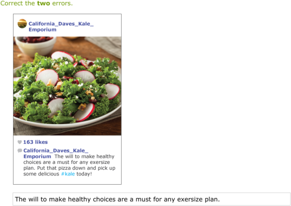 IXL | Correct errors in everyday use | 10th grade language arts