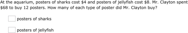 IXL | Guess-and-check word problems | 8th grade math