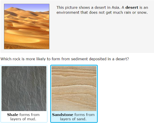 IXL - How do sedimentary rocks form? (5th grade science practice)