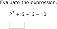 IXL | Evaluate numerical expressions with exponents | 6th grade math