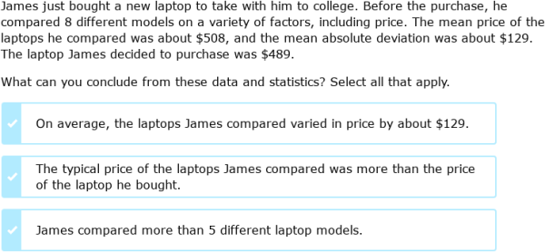 Ixl Interpret Measures Of Center And Variability 6th Grade Math