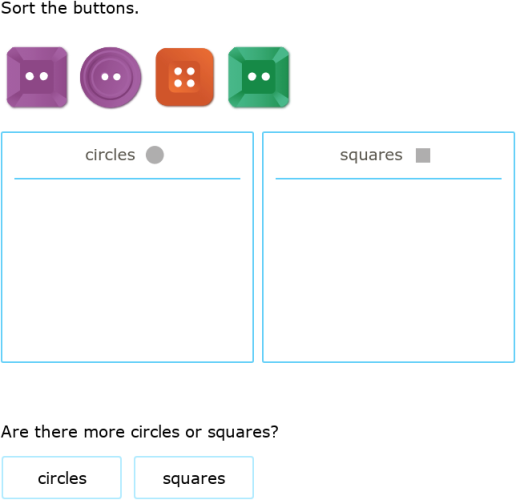 IXL | Sort, count, and compare | Pre-K math