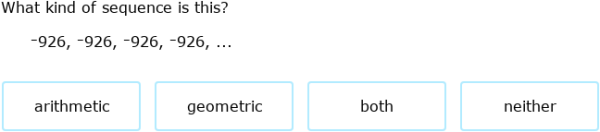 IXL - Classify formulas and sequences (Algebra 2 practice)