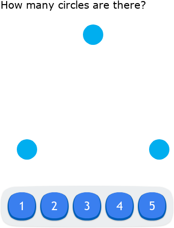 IXL | Count shapes in rings - up to 5 | Kindergarten math