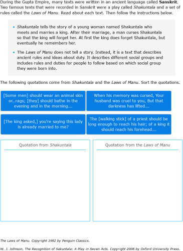 IXL | The Gupta Empire | 8th grade social studies