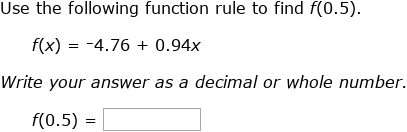 IXL | Evaluate a linear function | 8th grade math