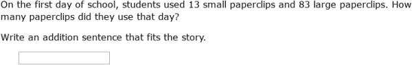 IXL | Write the addition sentence - sums to 99 | 2nd grade math