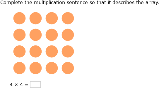 IXL | Write multiplication sentences for arrays: multiply by 4 | 2nd ...