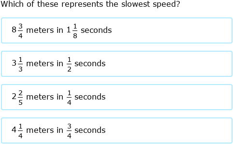 IXL | Unit rates with fractions | 7th grade math