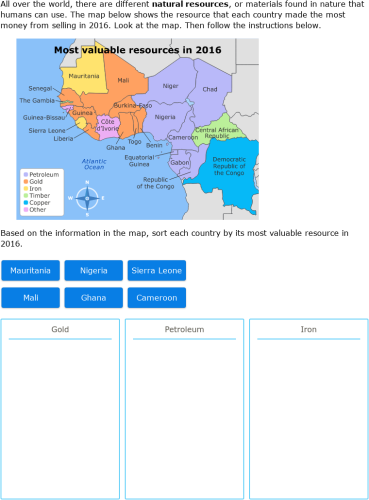 IXL | Region profile: West and Central Africa | 7th grade social studies