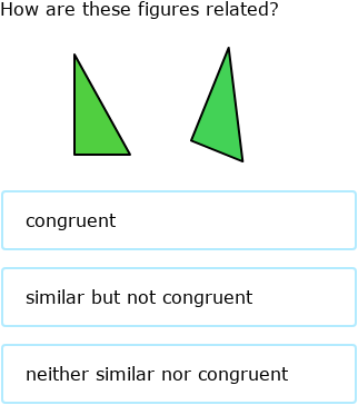 IXL | Identify similar and congruent shapes | 3rd grade math