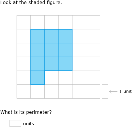 IXL | Perimeter of figures on grids | 3rd grade math