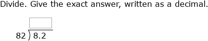IXL | Divide decimals by two-digit whole numbers without adding zeros ...