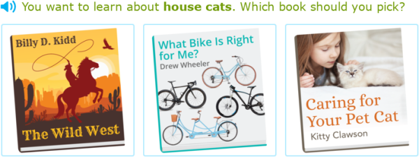 IXL | Use text features | 1st grade language arts