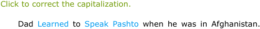 IXL | Capitalizing proper adjectives, nationalities, and languages ...