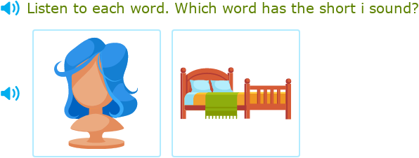 IXL | Find the short i word | Pre-K language arts