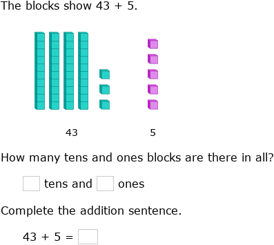 IXL | Use models to add a two-digit and a one-digit number - without ...