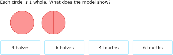 IXL | Count halves, fourths, and eighths beyond one whole | 2nd grade math