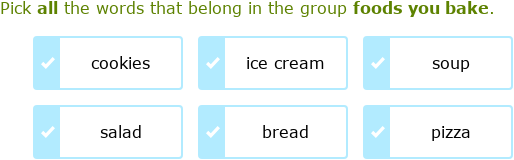 IXL | Select the members of a group | 6th grade language arts