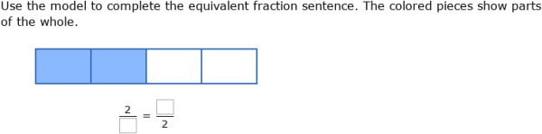 IXL | Find equivalent fractions using fraction strips: one model | 3rd ...