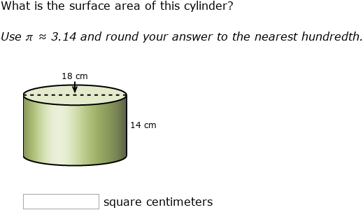 IXL | Surface area of cylinders | 7th grade math