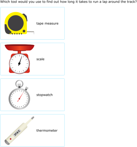 IXL | Choose the appropriate measuring tool | 2nd grade math