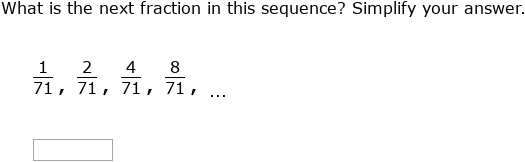 IXL - Geometric sequences (Algebra 1 practice)
