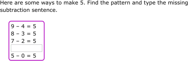 IXL | Ways to make a number - subtraction sentences up to 10 | 1st ...