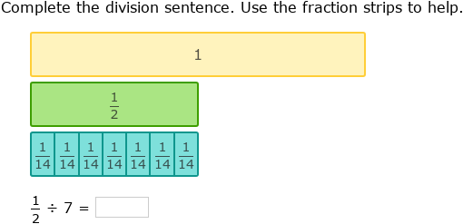 IXL | Divide unit fractions by whole numbers using models | 6th grade math