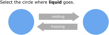 IXL | Change-of-state diagrams: solid and liquid | 2nd grade science