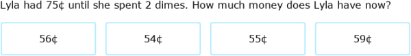 IXL | Add and subtract money - up to $1: word problems | 3rd grade math