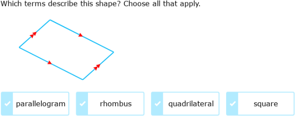 IXL | Classify quadrilaterals | 6th grade math